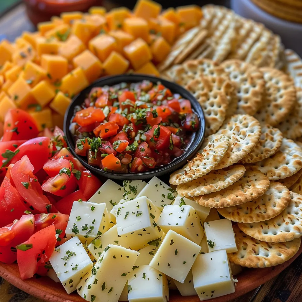 Easy NYE Snack Platter: Cheese & Dips for a Festive Celebration